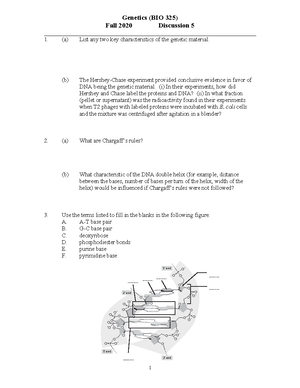 Phylogenetic Tree Practice Problems Key - BIO 325 H - Additional ...