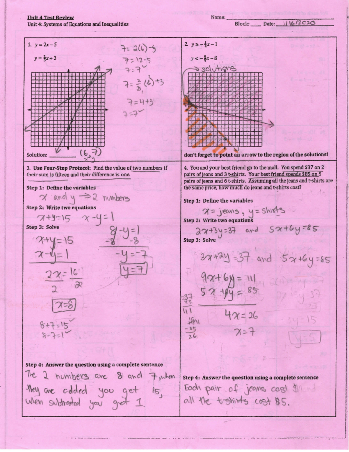 Ch.4 Finals Review Worksheet - Studocu