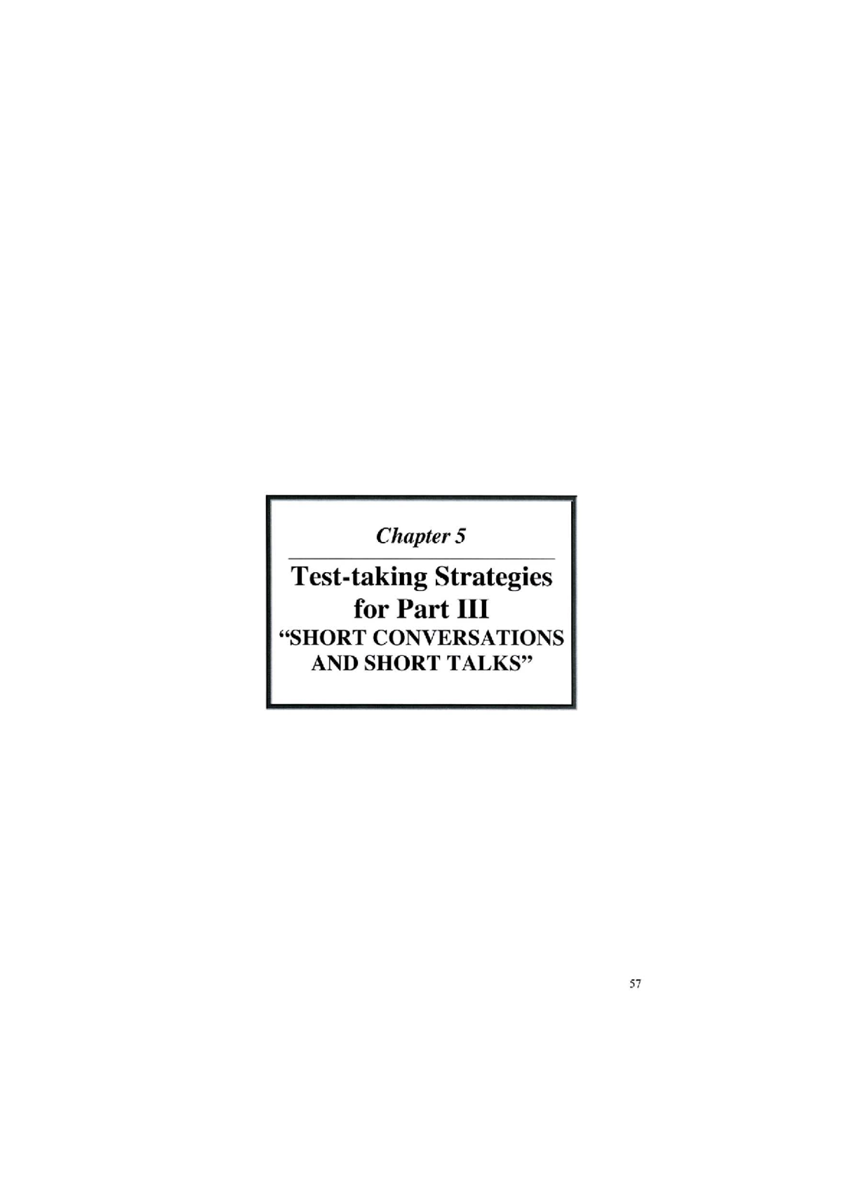 M3. Toeic Listening Part 3 - Test-taking Strategies for Part III "SHORT ...