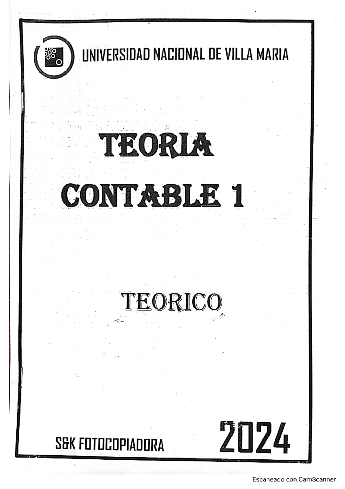 Teoría contable - Material - Contabilidad básica - Studocu