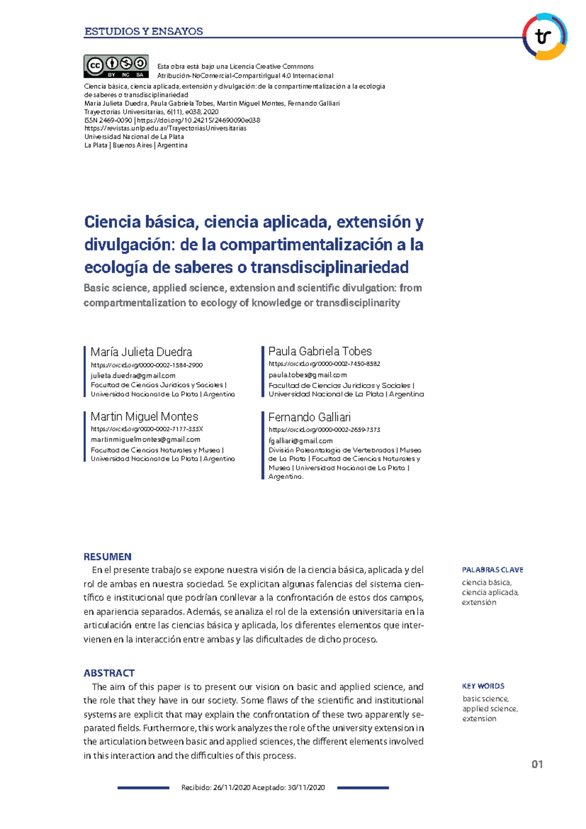 Ensayos Duedra - tarea - Esta obra está bajo una Licencia Creative Commons - Studocu