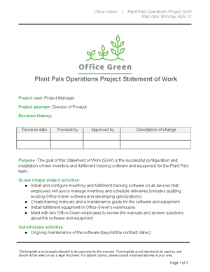 Activity-Template -Risk-management-plan - Operations & Training Risk Management Plan Author ...