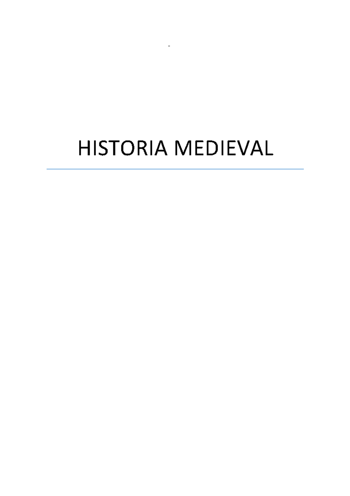 Temario completo - Historia Medieval - Warning: TT: undefined function: 32 - HISTORIA MEDIEVAL ...