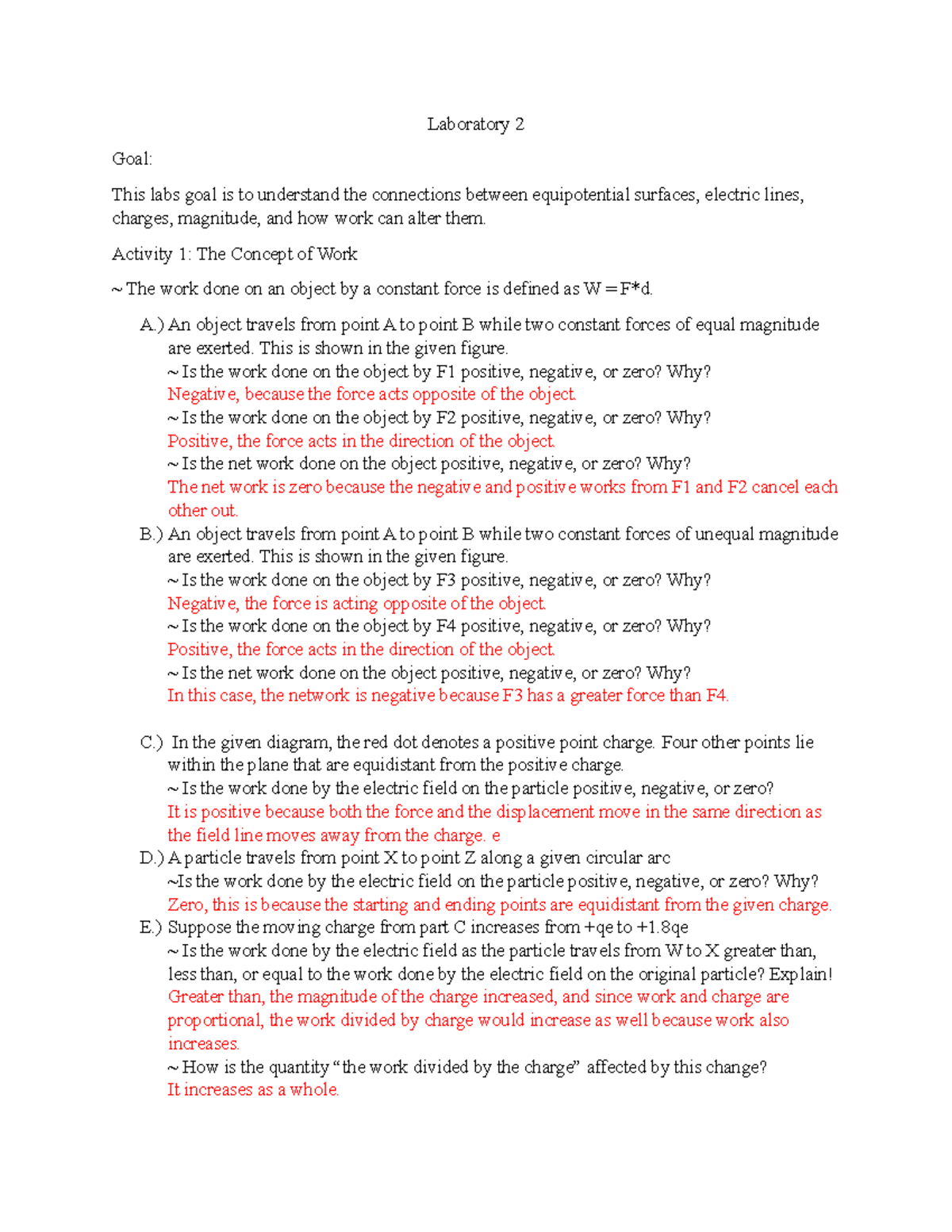 Laboratory 2- Online - Laboratory 2 Goal: This labs goal is to ...