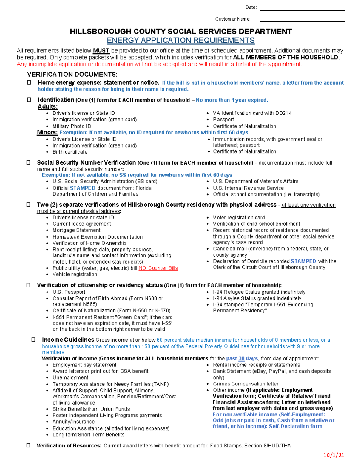 Energy Call Center Checklist - Liheap Eheap - ####### Date ...