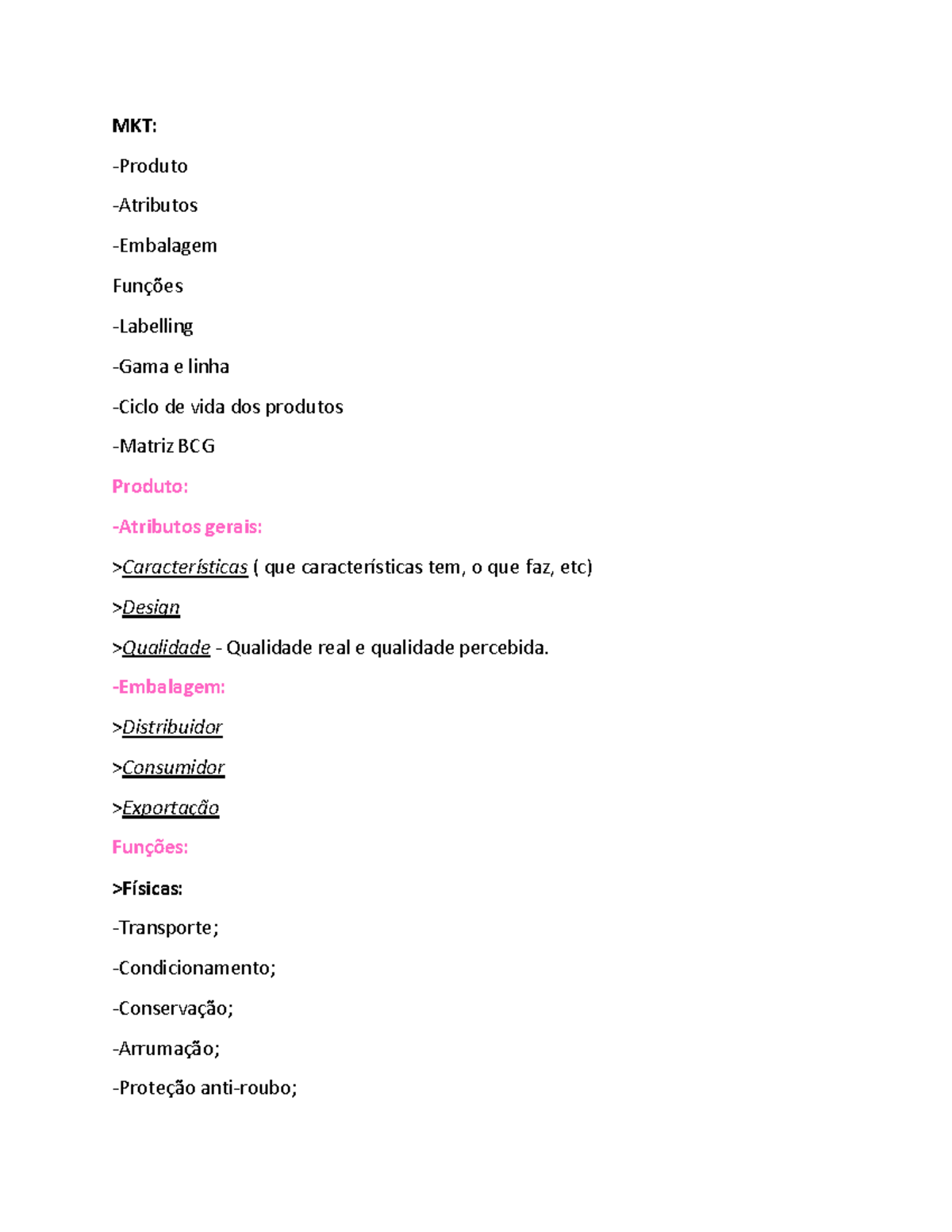 teoria do marketing - MKT: Produto Atributos Embalagem Funções ...
