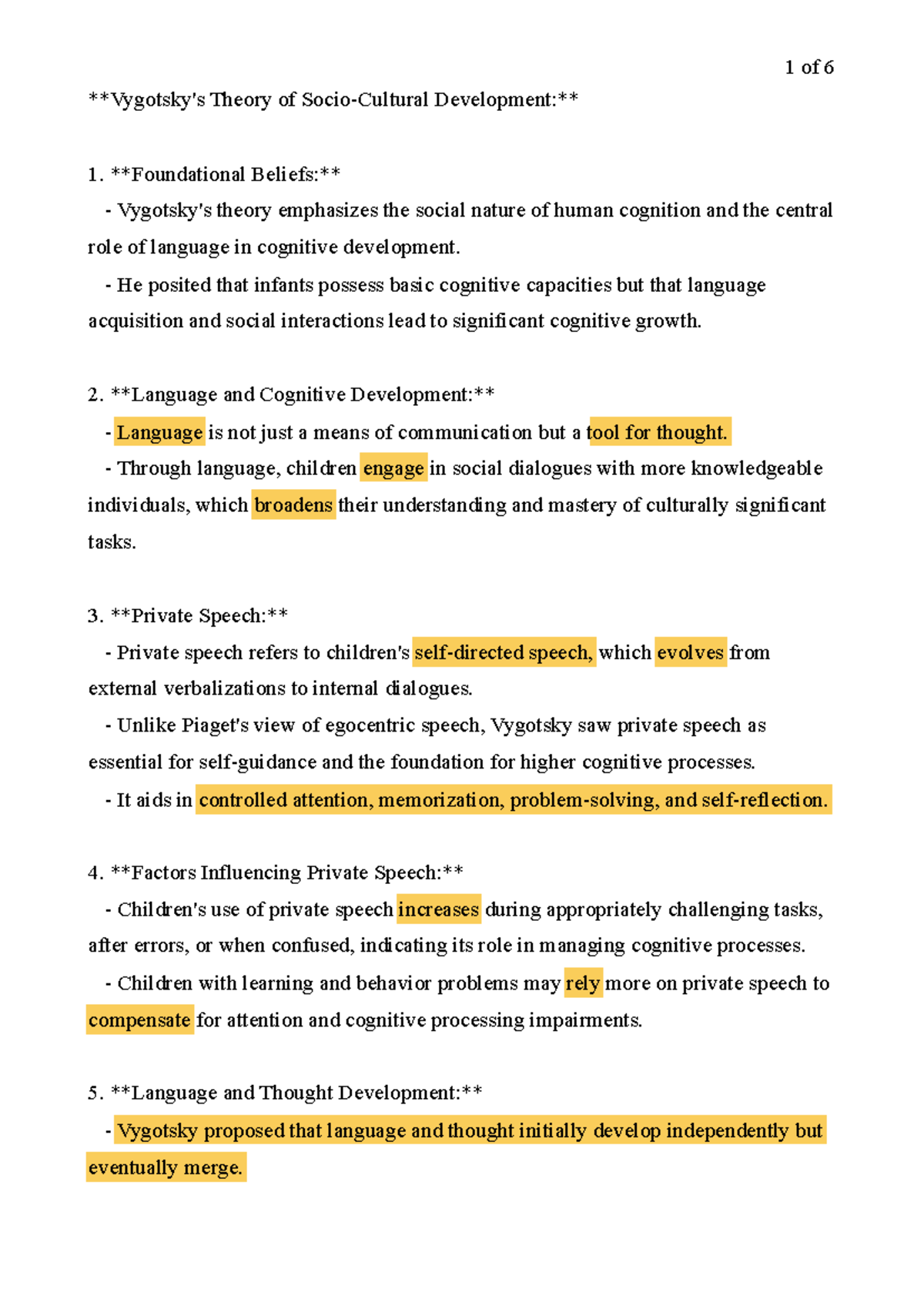 Vygotsky's Theory on Language Development - Vygotsky's Theory of Socio ...