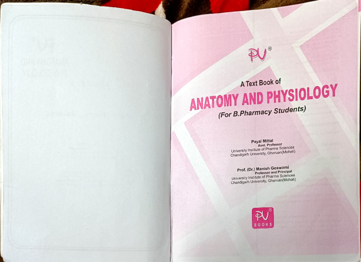 Hap book sem 2 - ..... - Bachelor of pharmacy - Studocu