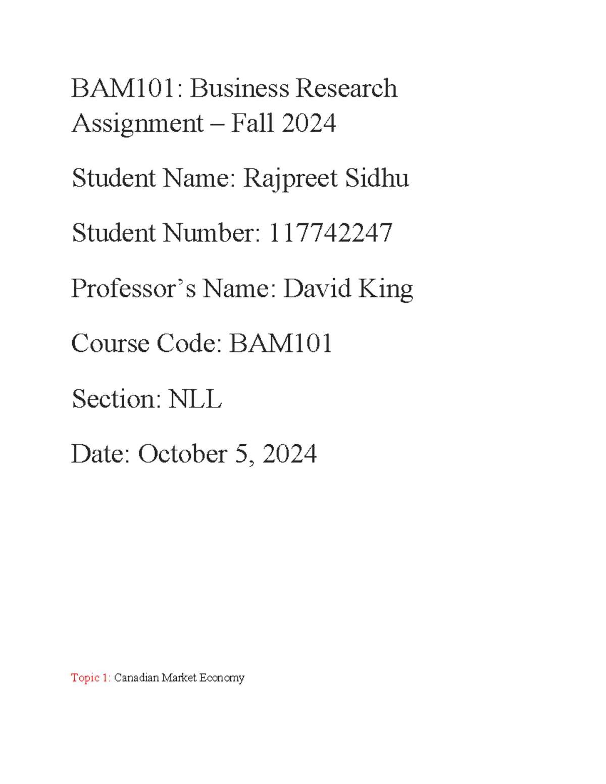 Business+Research+Assignment.docx+1 - BAM101: Business Research Assignment – Fall 2024 Student ...