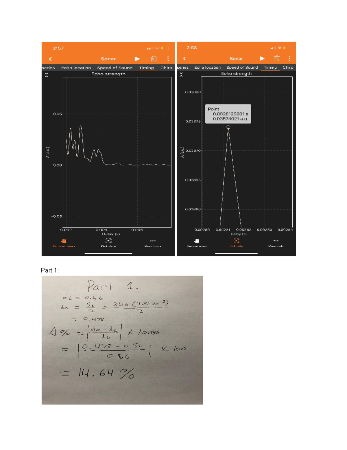 Physics 1070 Lab 1 - Part 1: Question 1: Why do you think the best ...