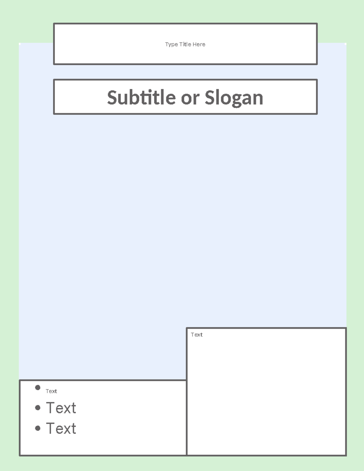 PSA Template 1 - Assignment - Type Title Here Subtitle or Slogan Text ...