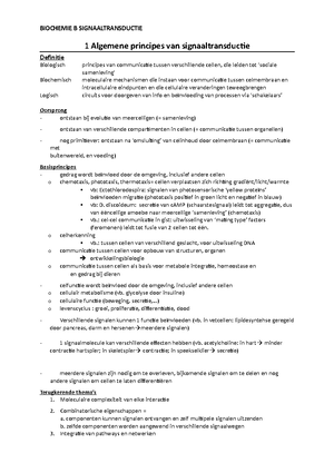 Moleculaire biologie - Het bevat genen, die informatie voor de aanmaak ...