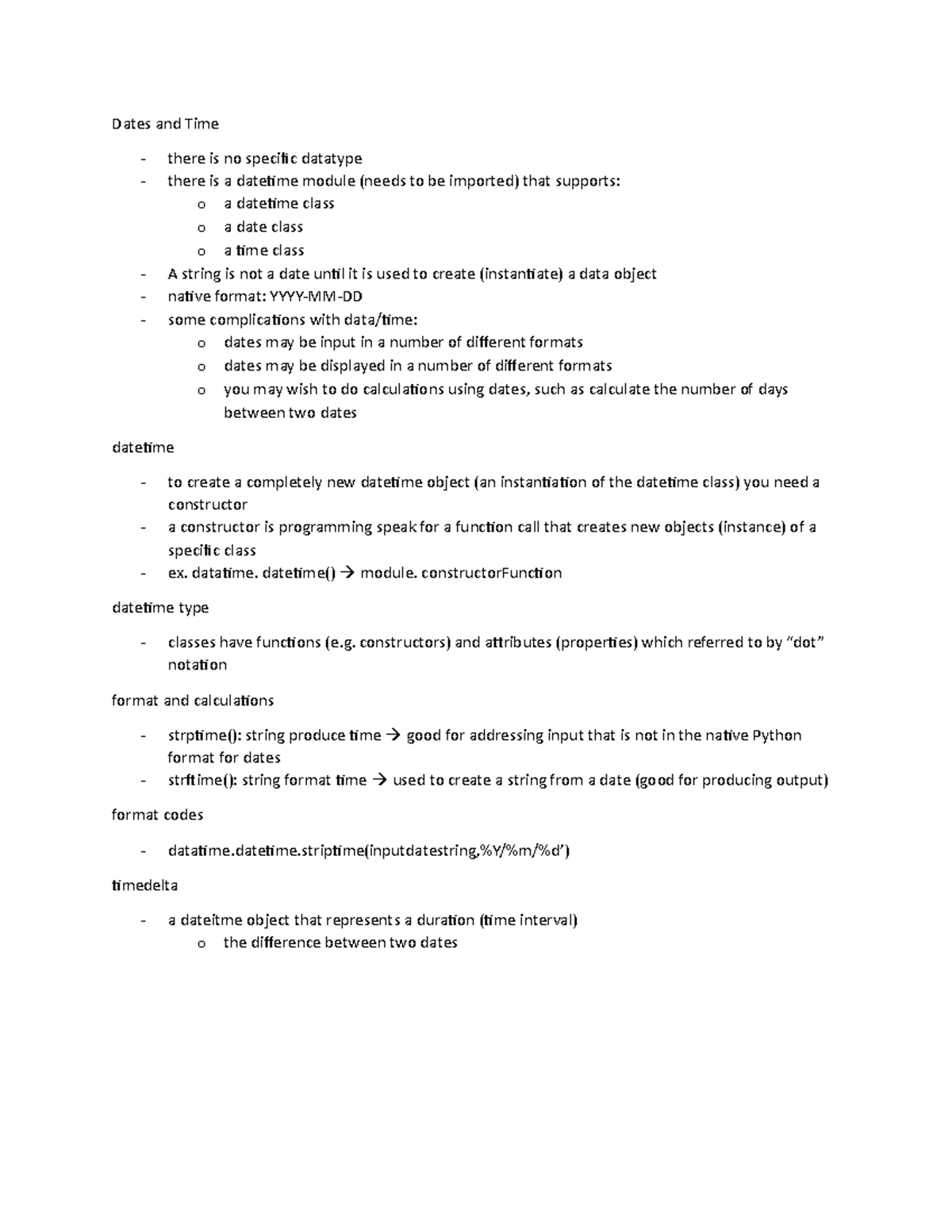 Lecture 6 Date And Time Dates And Time There Is No Specific Datatype lecture-6-date-and-time-dates-and-time-there-is-no-specific-datatype