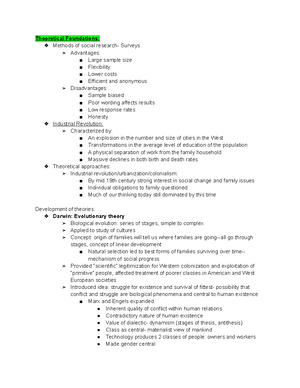 Module 2 - How Do We Study Families? ★ How to study families Basic unit ...