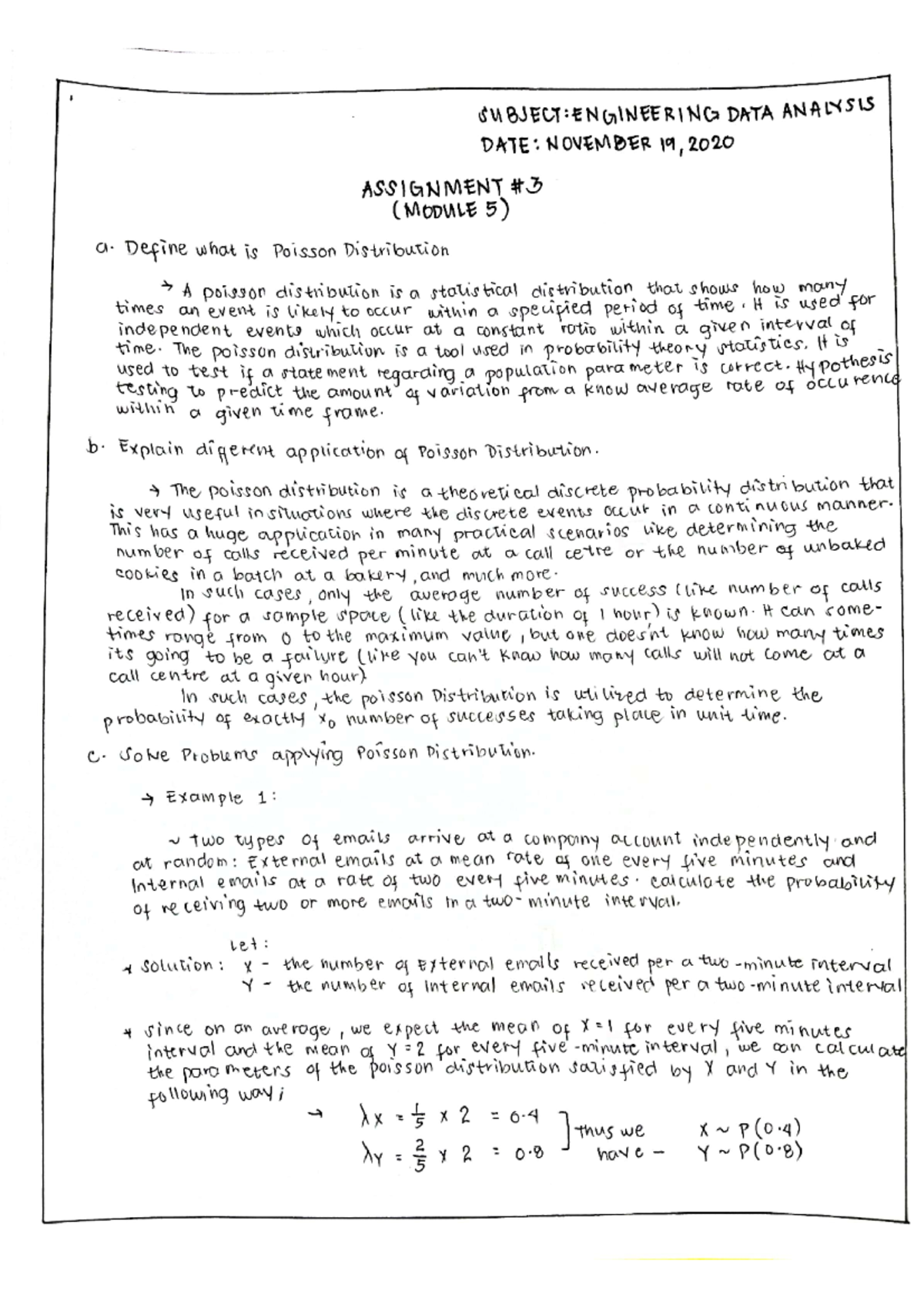 EDA As#3 - Problem Solving/Essay - Mechanical Engineering - NVSU - StuDocu
