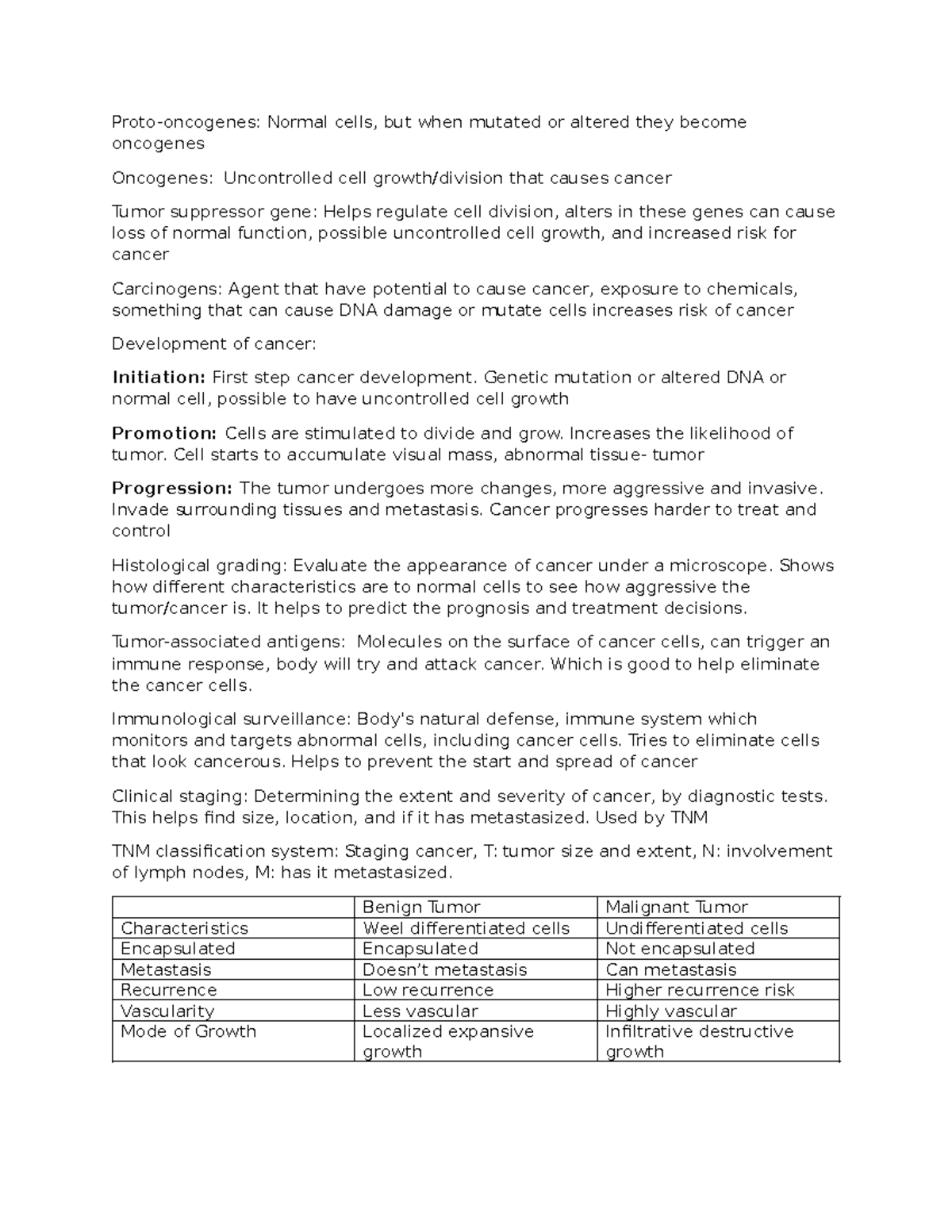 Health challenges final exam notes - Proto-oncogenes: Normal cells, but ...