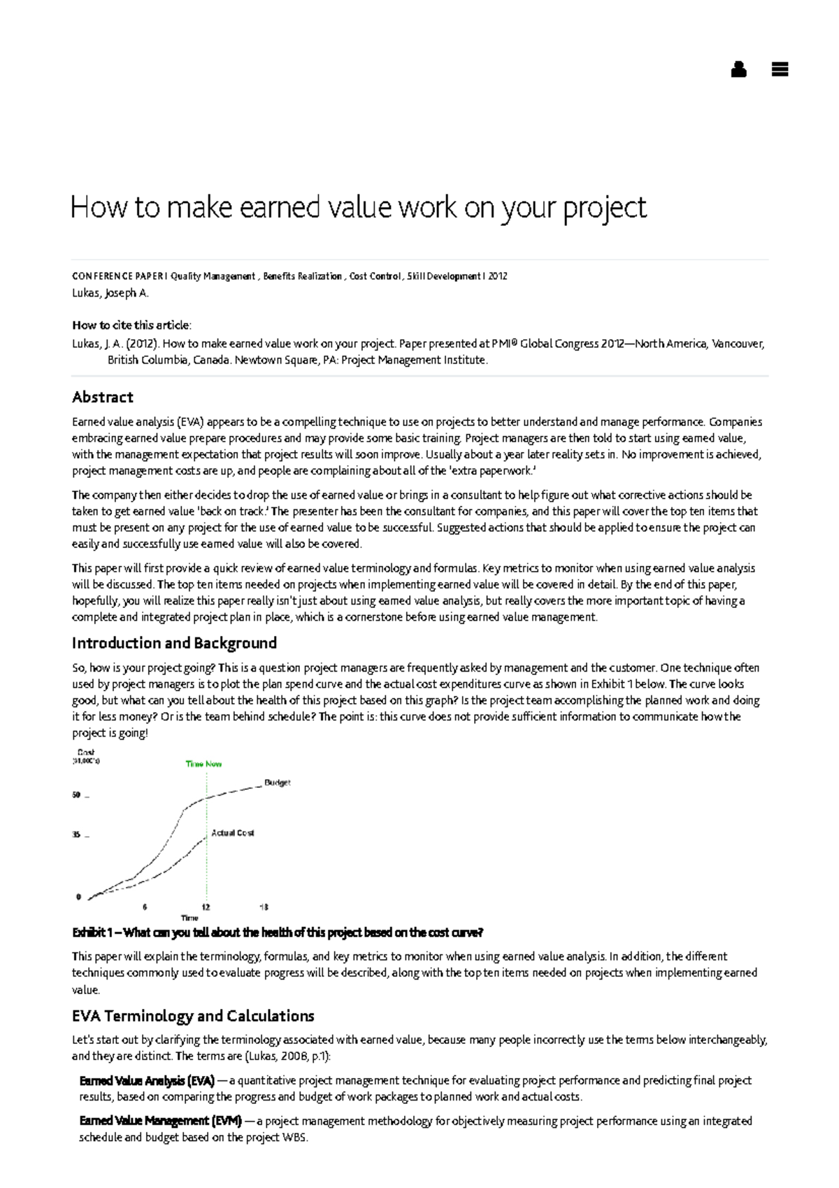 How to make earned value work on your project - How to make earned ...
