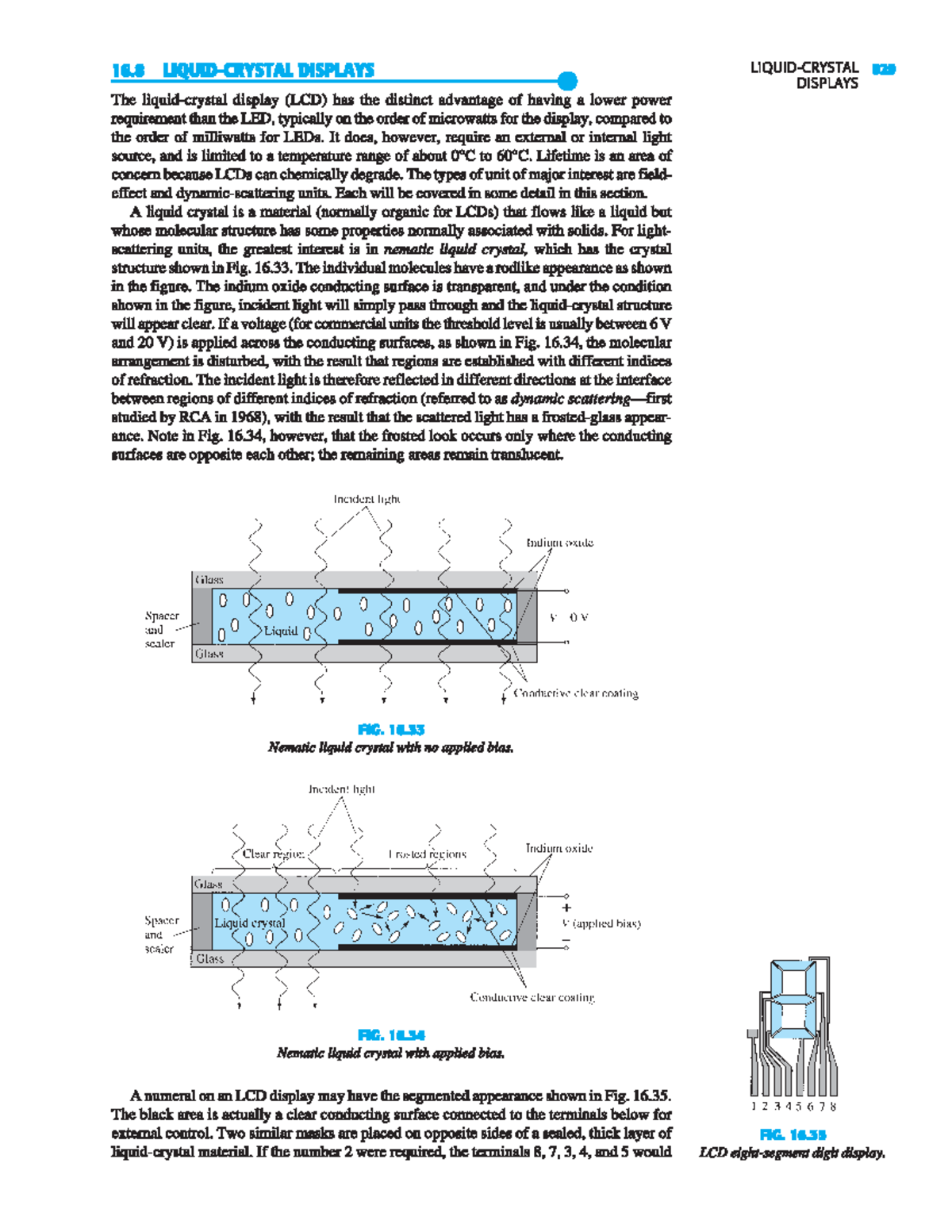 Liquid- Crystal Displays - Electronic Circuit: devices and analysis ...