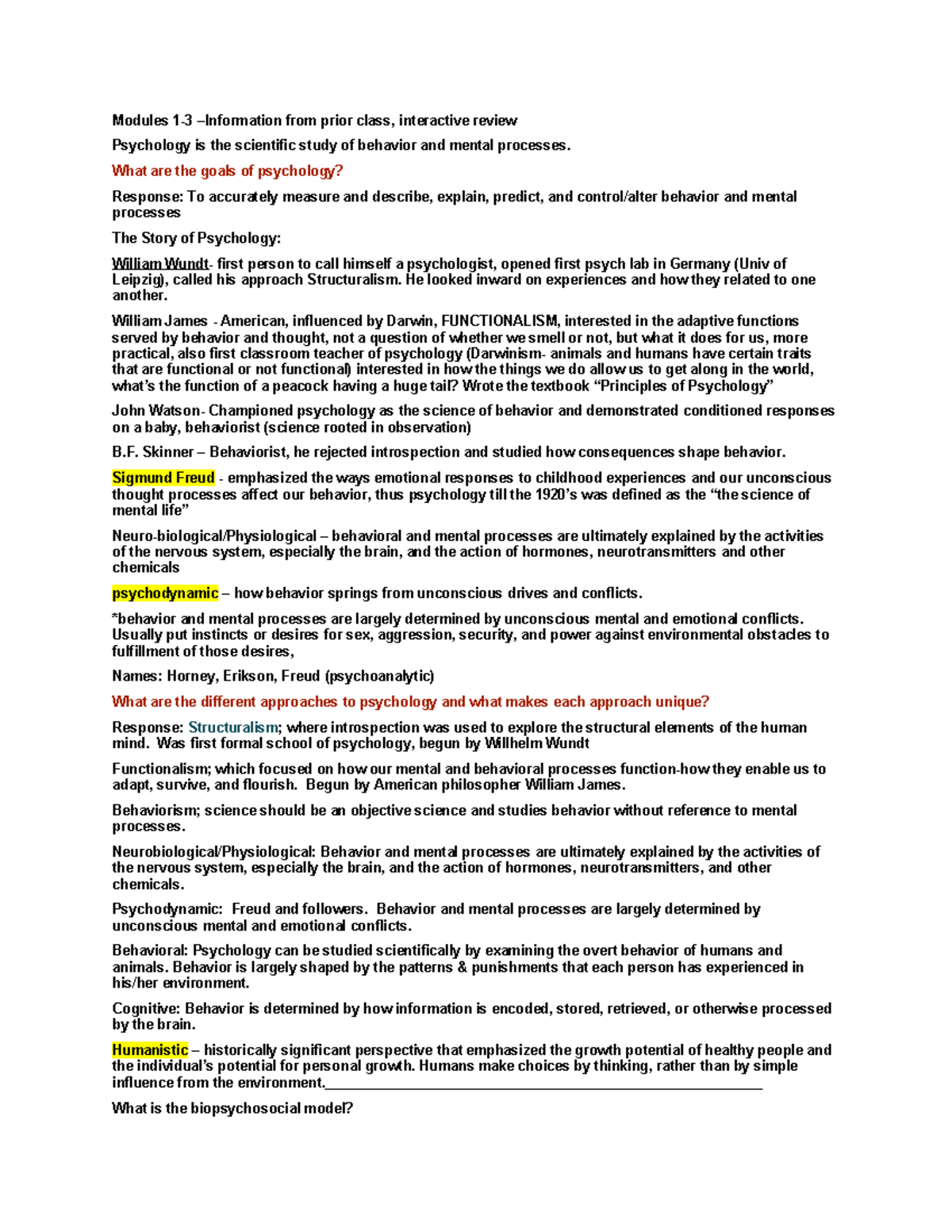 Modules 1-3 review - overview - Modules 1-3 –Information from prior ...