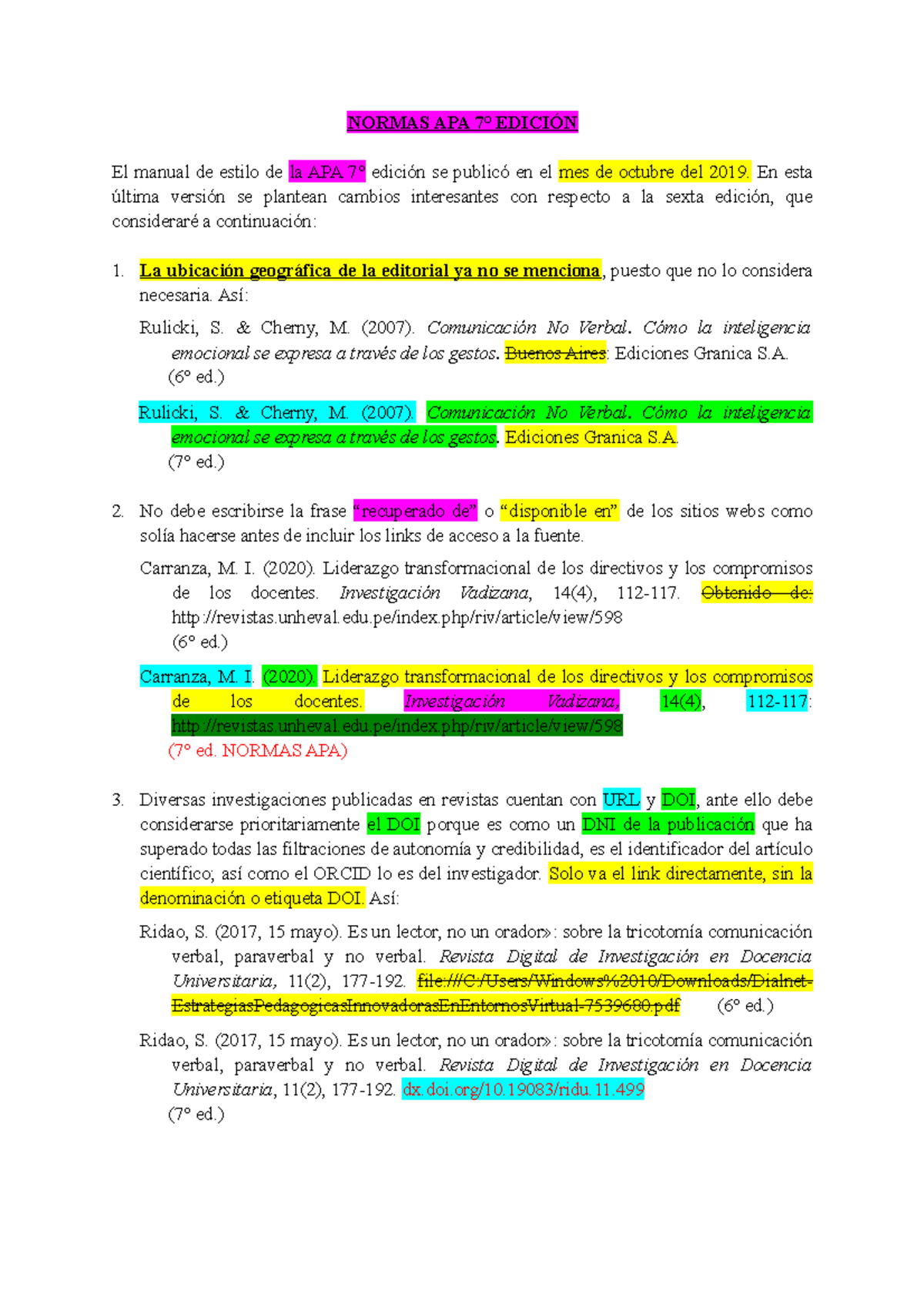 Normas APA 7°ed y Foros - apa - NORMAS APA 7° EDICIÓN El manual de ...