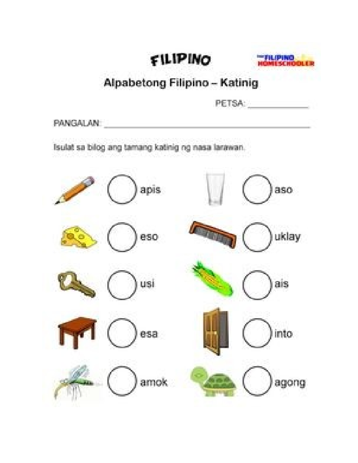 Activity 1 - Elementary Education - FILIPINO FILIPINO HOMESCHOOLER ...