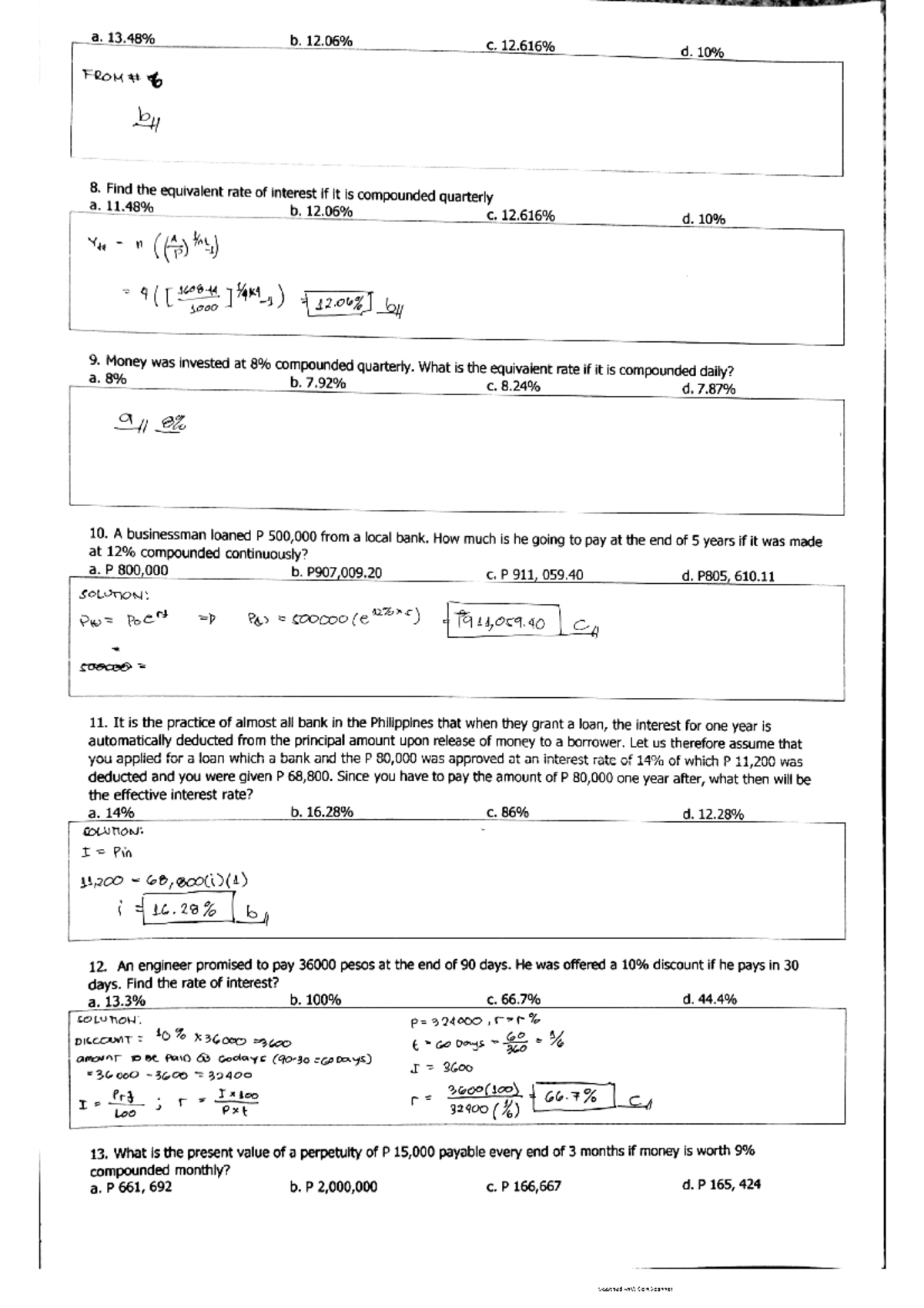 Engineering Economics LA 7.ESAS part 2 - Electrical Engineering - Studocu