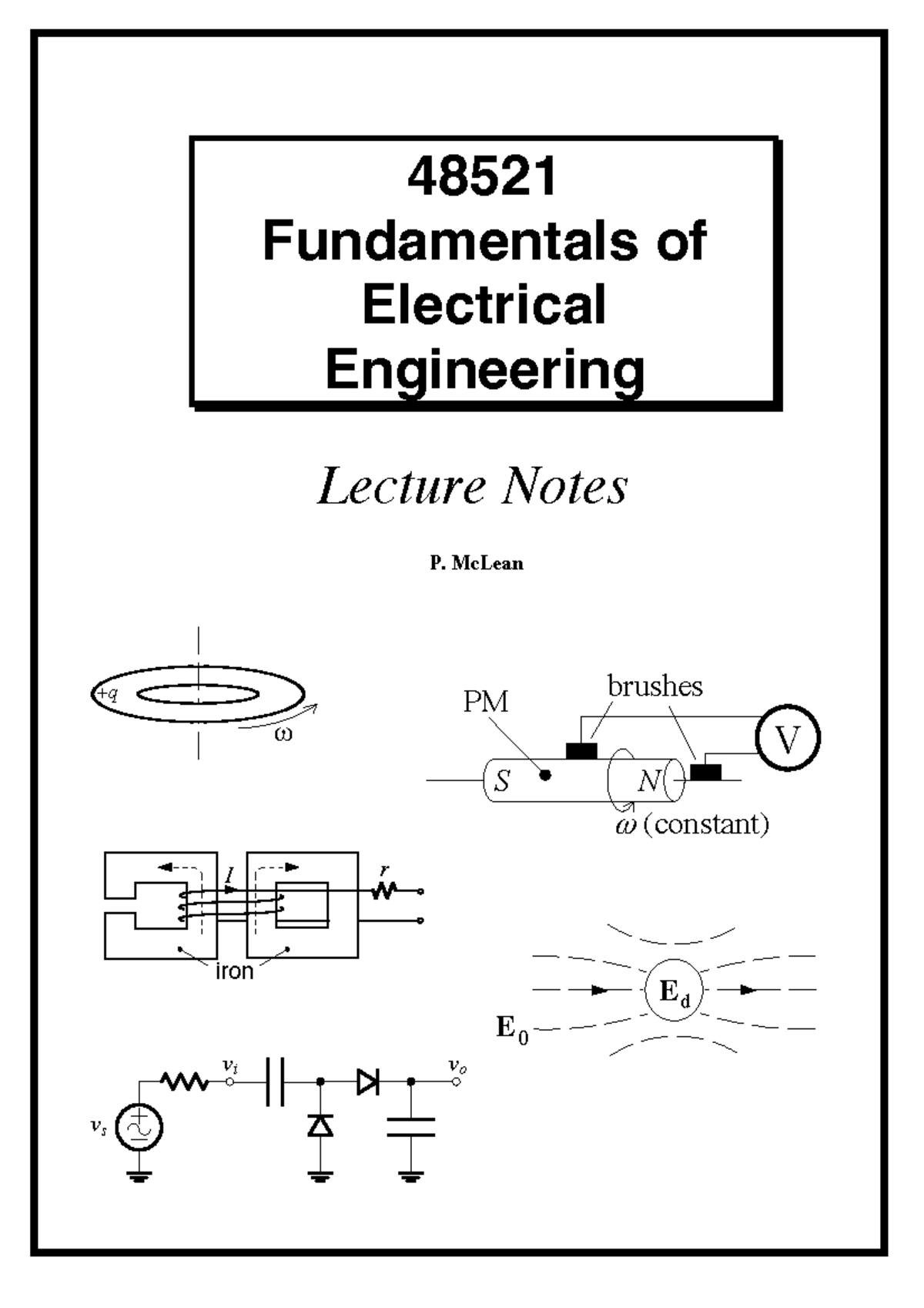 48521 Lecture Notes - 48521 Fundamentals of Electrical Engineering ...