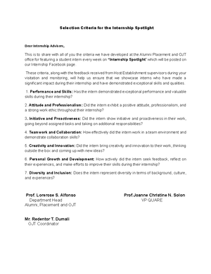 Work ethics emcee script - [Opening] Emcee: Good morning interns! Welcome to the Work Ethics ...