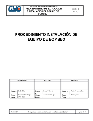 SIGO-P-GE- Resec. Procedimiento Resec DE Seguridad Y Salud EN EL ...