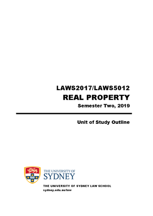 Textbook chapter 2 Tenures. Estates and Native Title - CHAPTER 2 ...