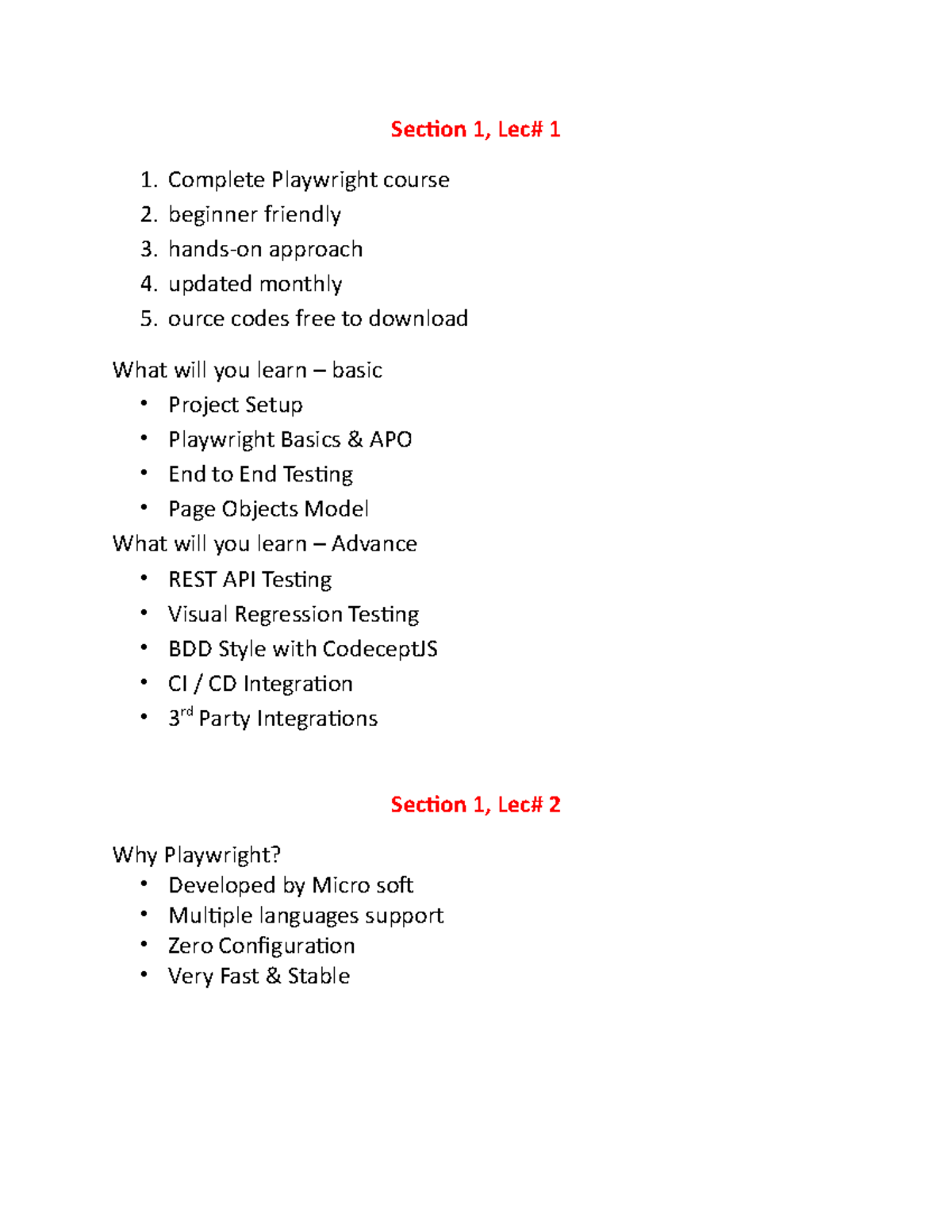 Playwright Data -1 - Hell world - Section 1, Lec# 1 Complete Playwright ...