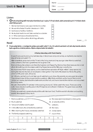524550186 Focus 3 2E Workbook Answers - 1 1 Vocabulary Exercise 1 1 ...