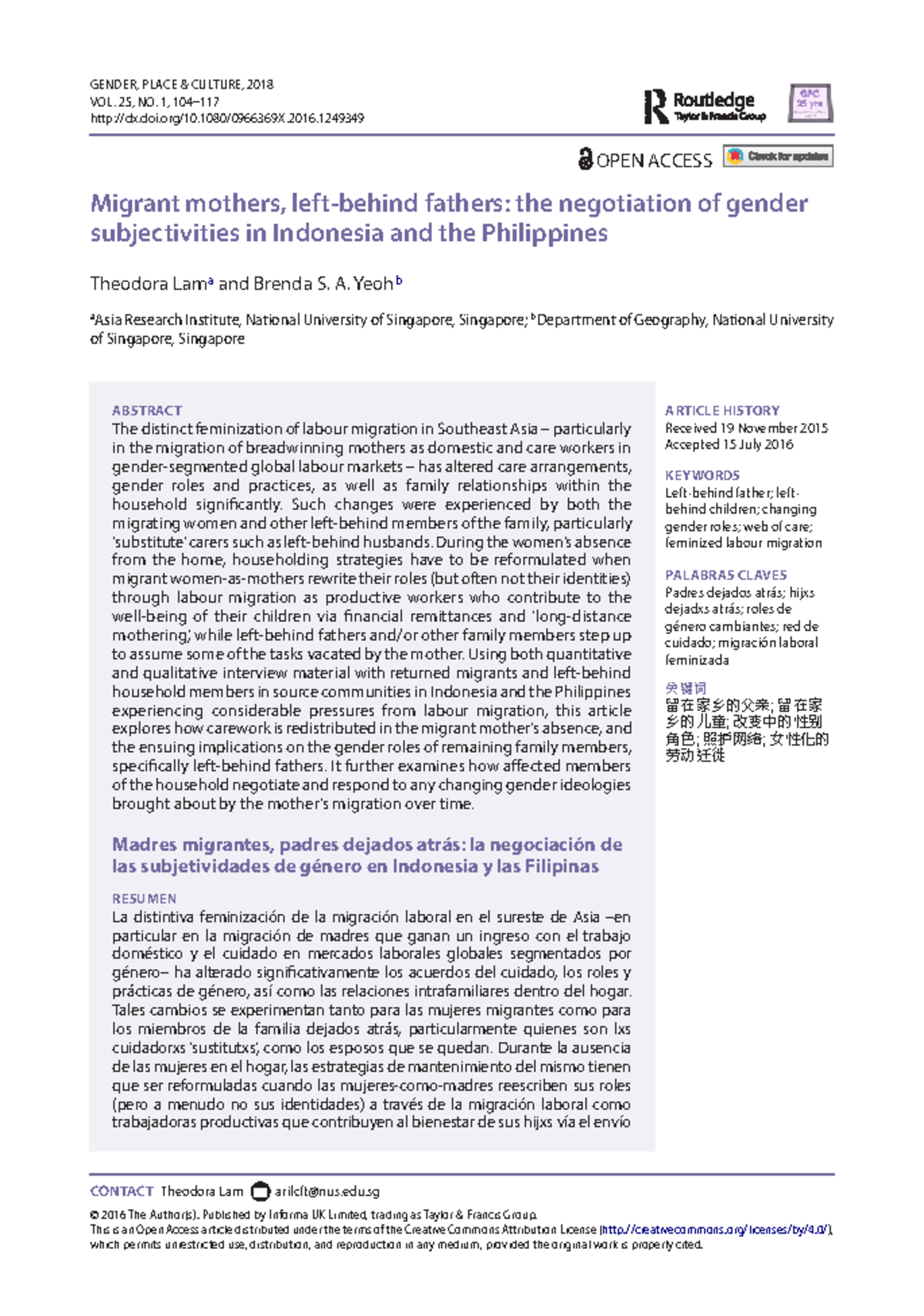 MRR1 Reading - nos os os so sos osjodjd d odjd od dod - GENDER, PLACE ...