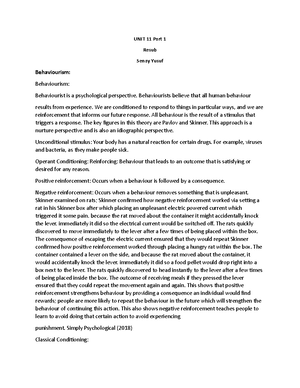 Unit 10 part 2 distinction - Unit 10 Part 2 resub Senay Yusuf P Social ...