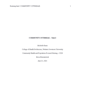 C228 task 1 - lfkjafljaf - Running head: C228- KLP TASK 1 1 C228- KLP ...