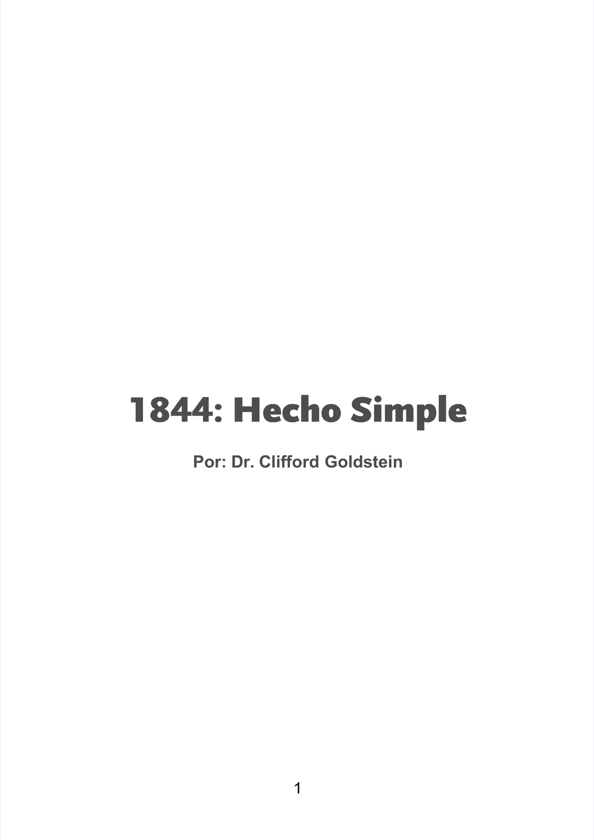 Pdf-1844-hecho-simple compress - 1844: Hecho Simple1844: Hecho Simple Por: Dr. CliffordPor: Dr ...