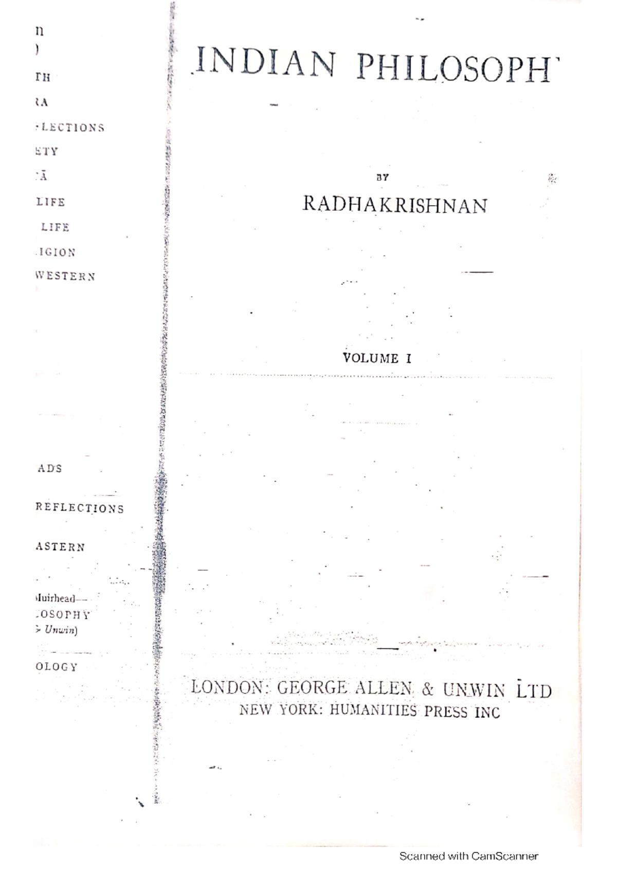 Radhakrishnan Syadavada - bechelor of art philosophy honours - Studocu