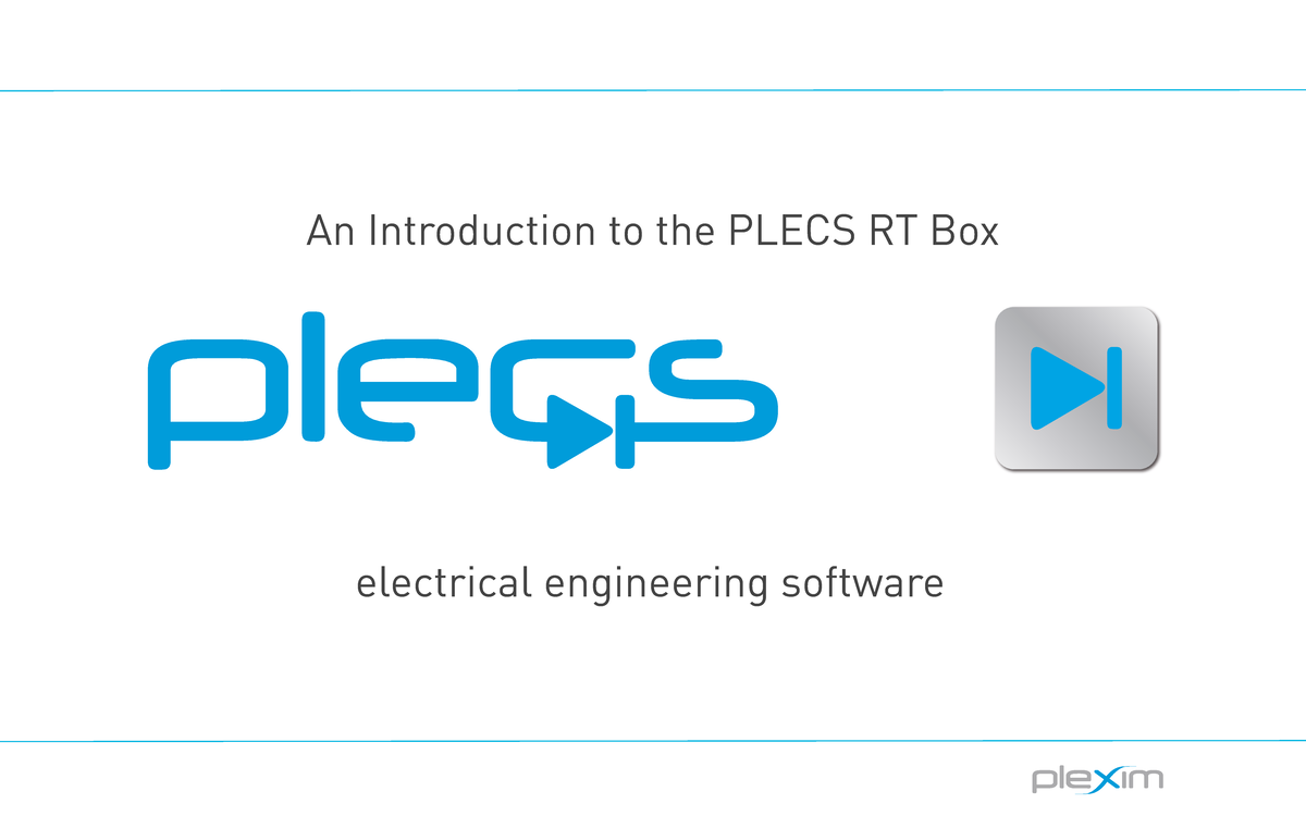 07 - Plecs RT Box - additional material - electrical engineering ...