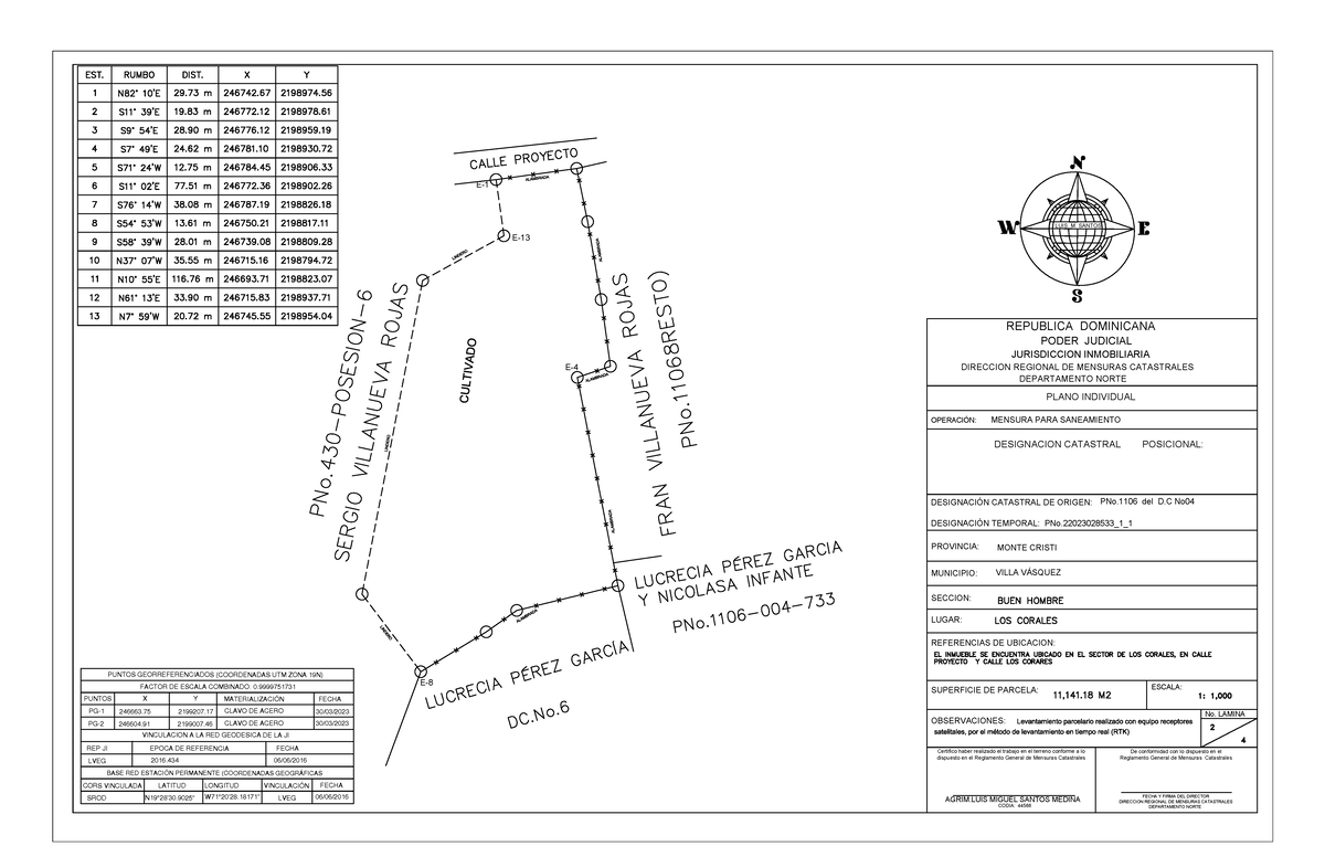 1 - PLANO - REPUBLICA DOMINICANA PODER JUDICIAL JURISDICCION ...