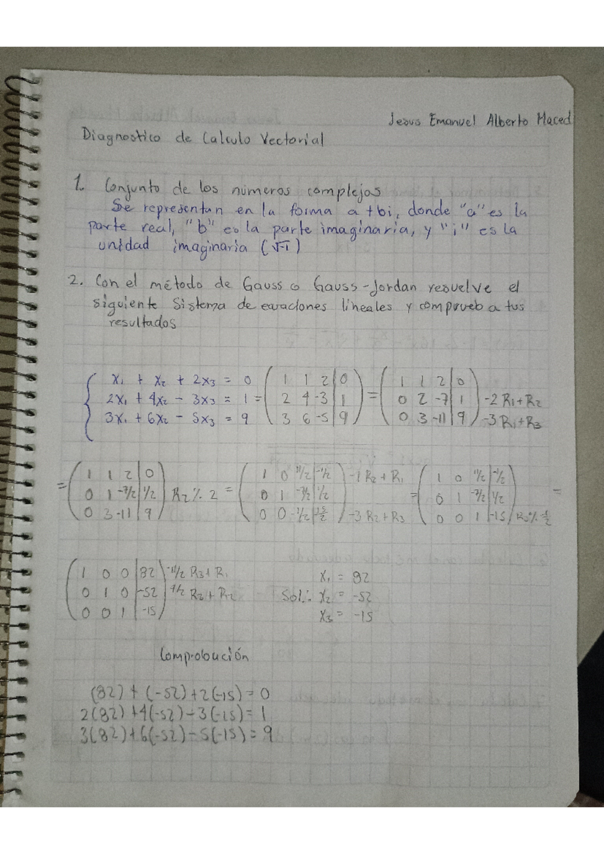 CV Diagnóstico - Jesus Emanuel Alberto Maceda - calculo integral - Studocu