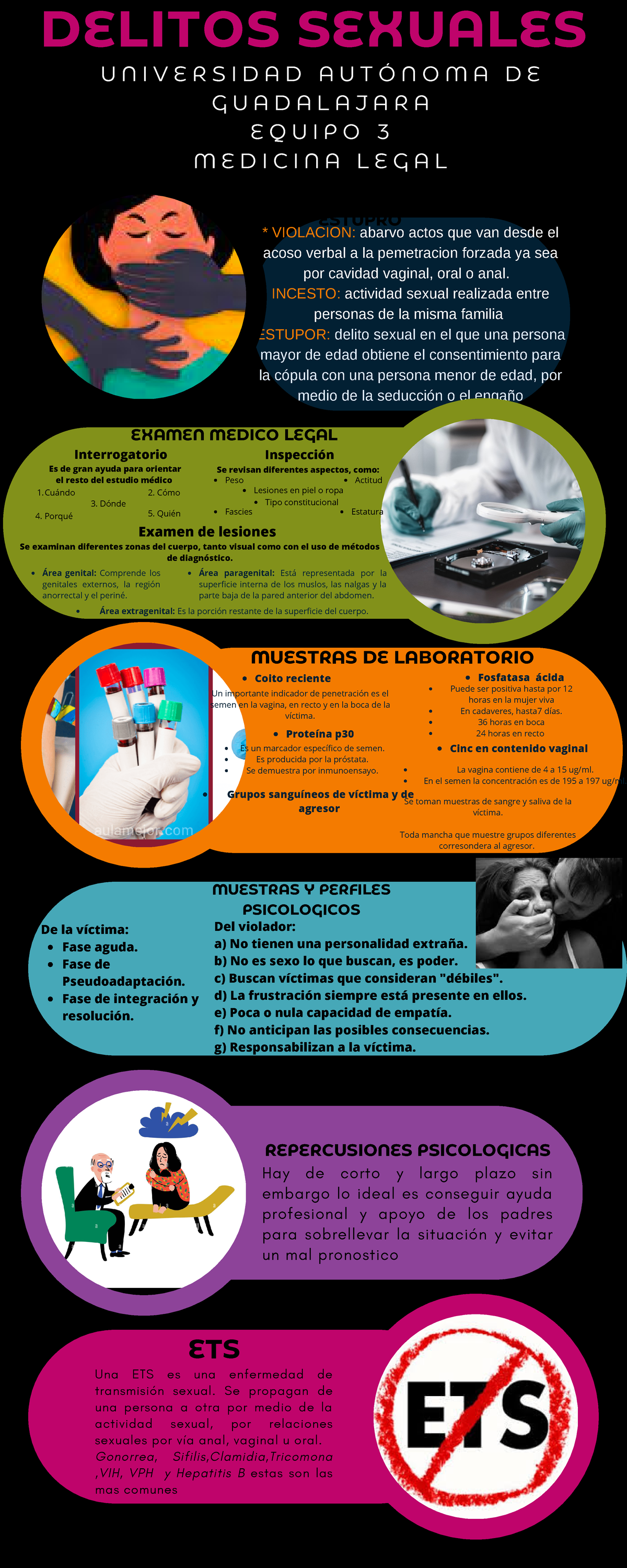 Delitos sexuales infografia - * VIOLACION: abarvo actos que van desde el acoso verbal a la - Studocu