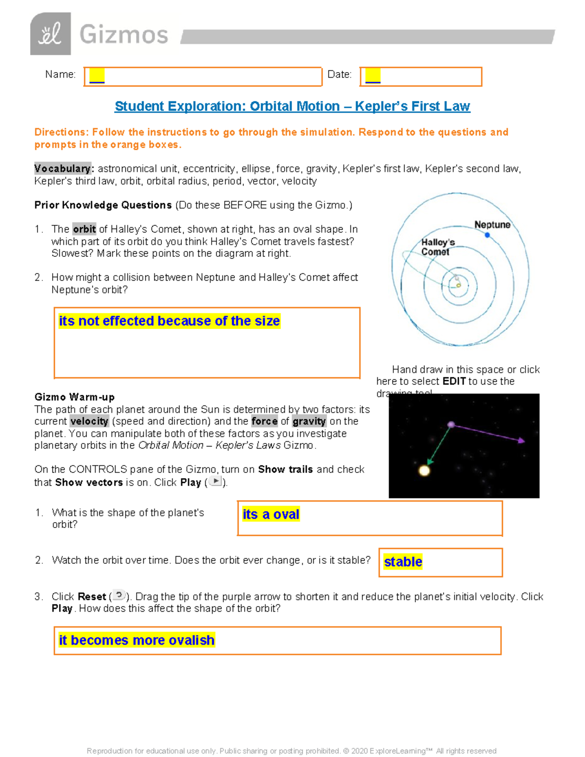 Johannes Kepler 3 Laws