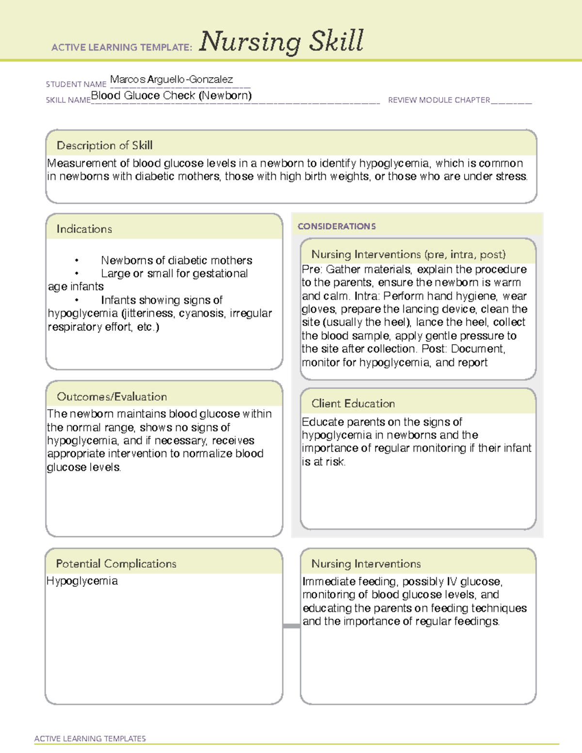 BG Check NB Skill - Template - NRS 251 - ACTIVE LEARNING TEMPLATES ...