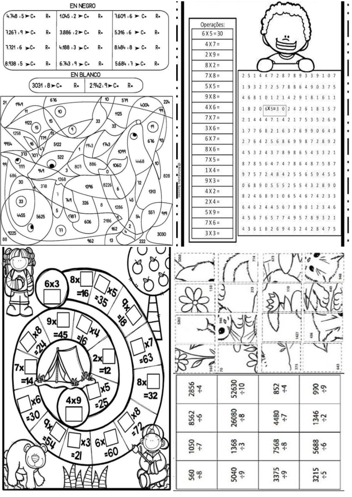 Actividades ludicas de multiplicaciones y divisiones pdf - Pedagogia ...