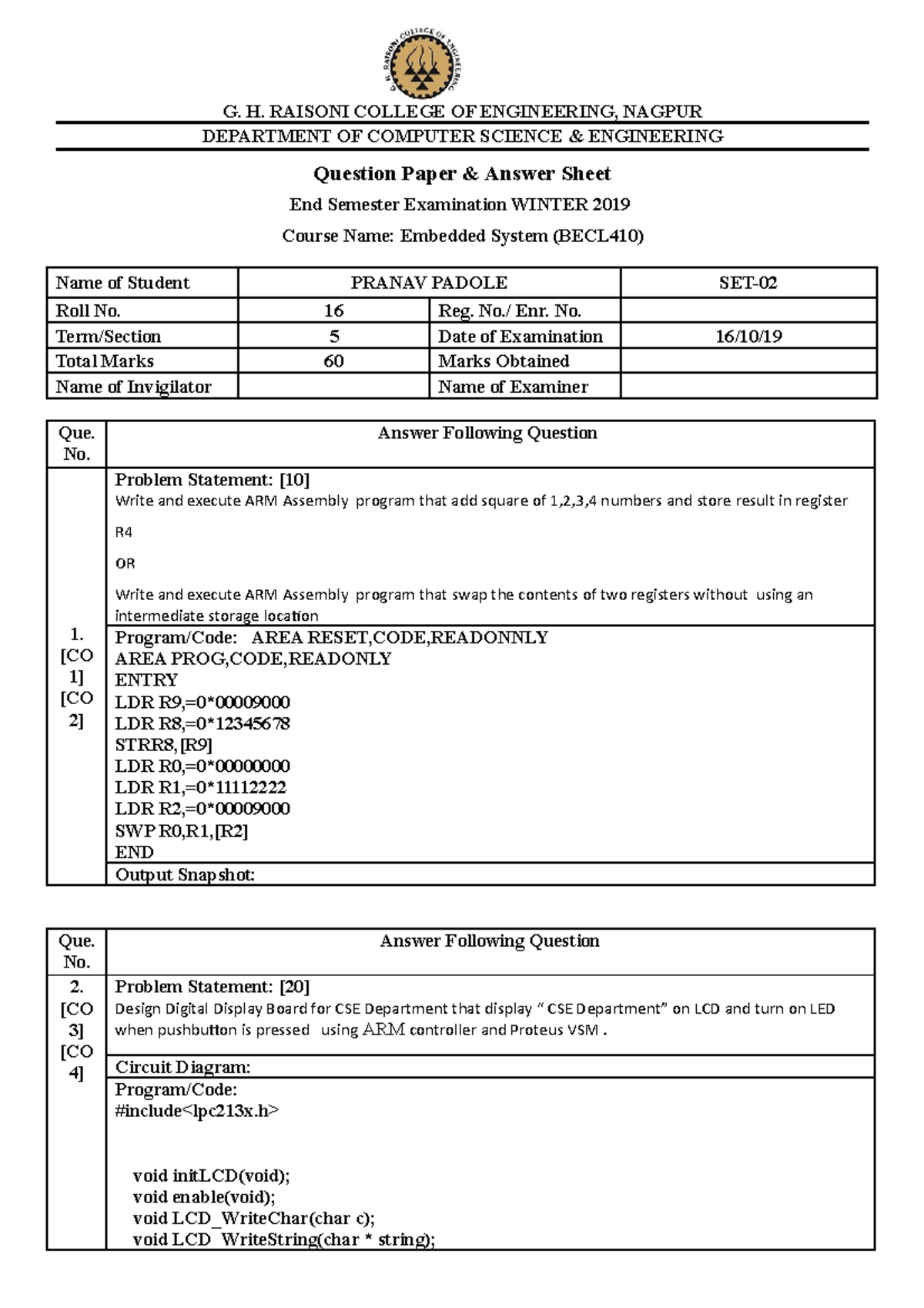 B02 C16 ESE2019 - adsas - G. H. RAISONI COLLEGE OF ENGINEERING, NAGPUR ...