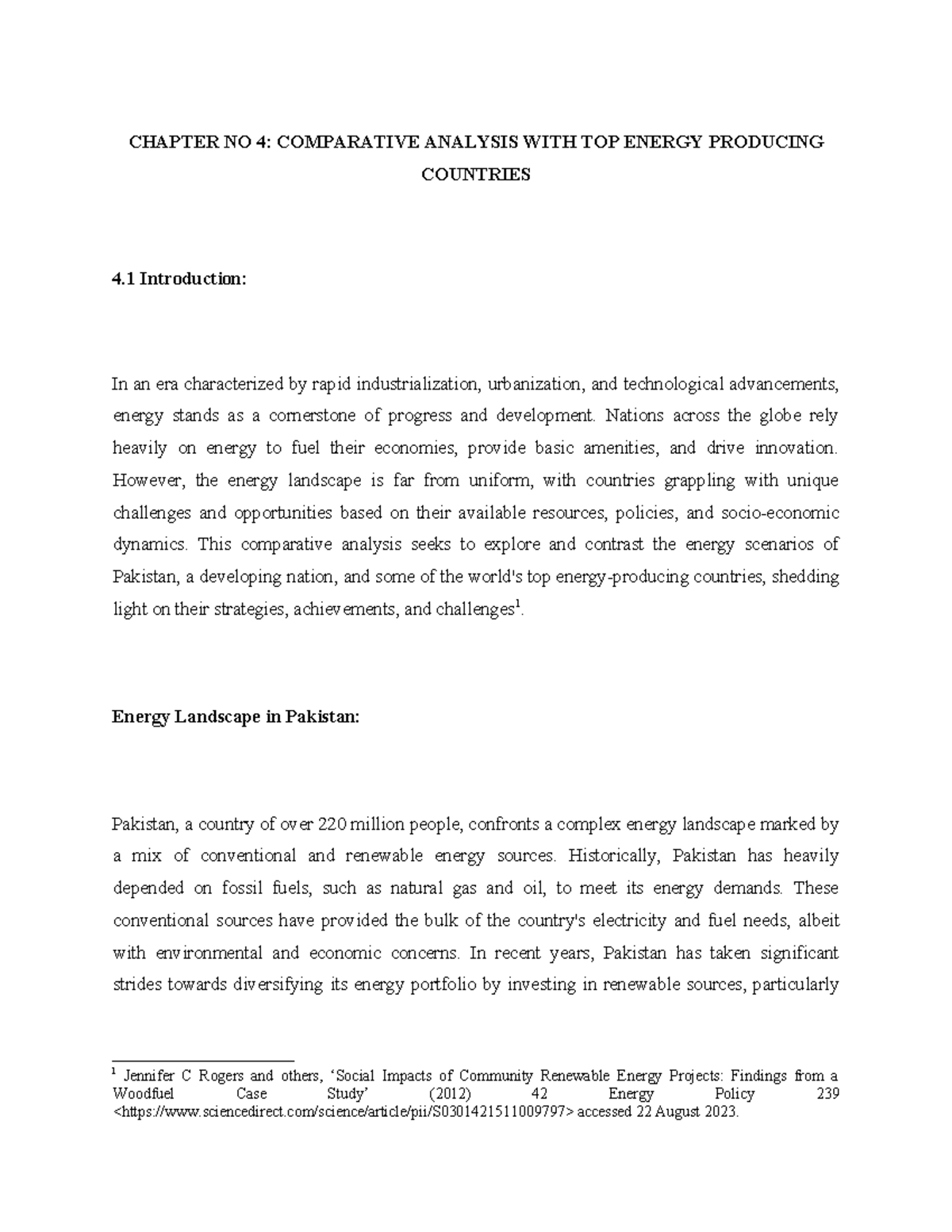 3 - PRACTICE - CHAPTER NO 4: COMPARATIVE ANALYSIS WITH TOP ENERGY ...