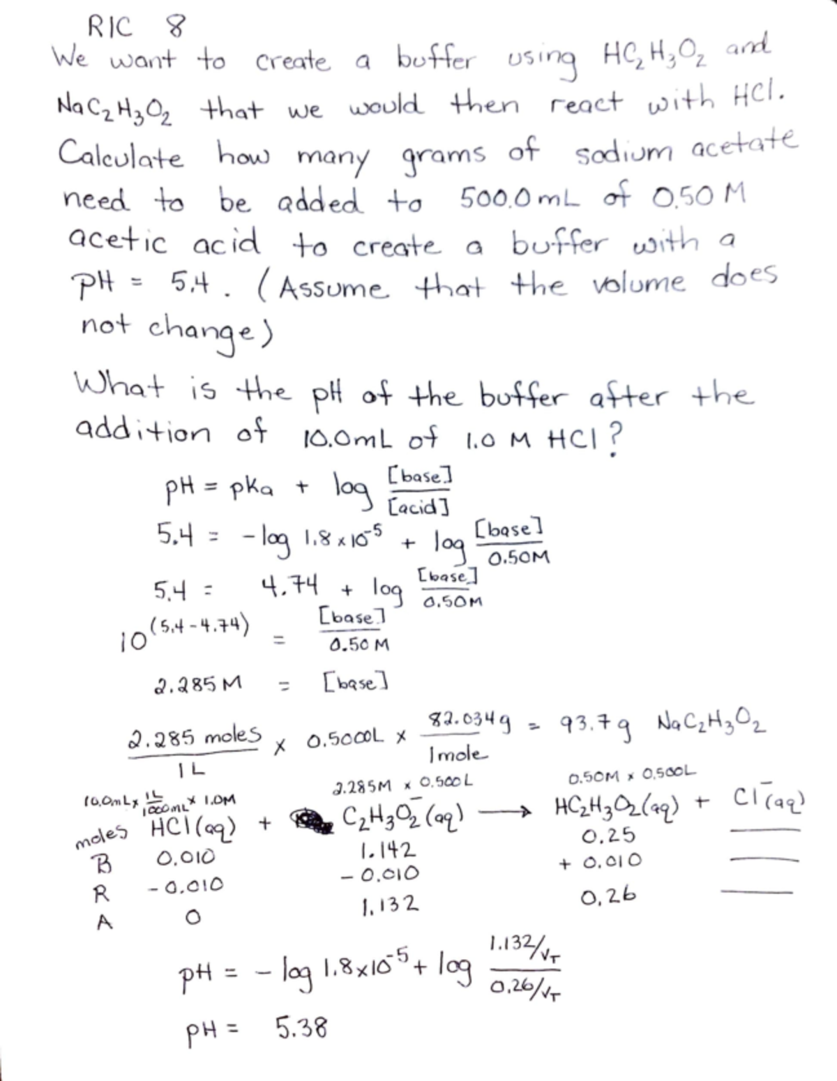 RIC Question 8 - RI C rd 'we.. w a n + + o c ·n~.a - e., a b .> tt e r ...