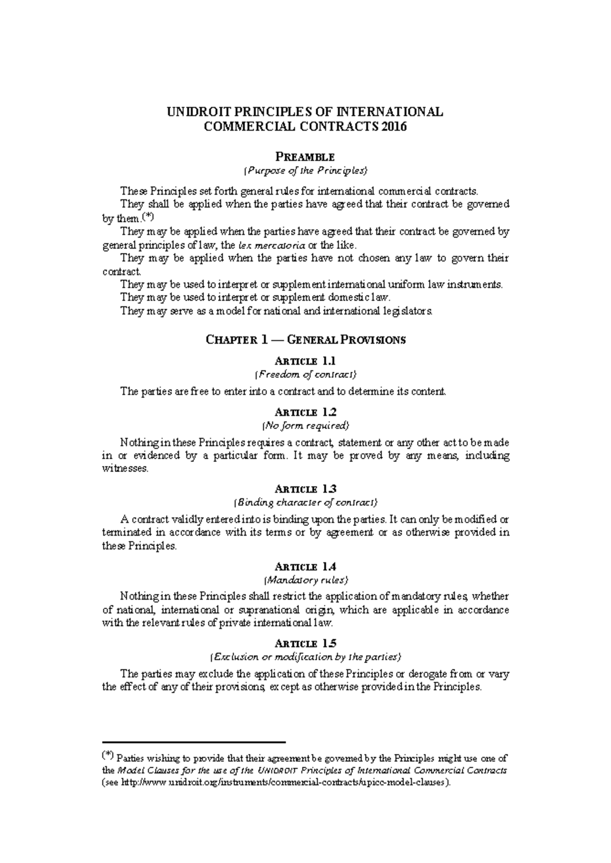Unidroit Principles 2016 English bl - UNIDROIT PRINCIPLES OF ...
