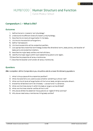 Pre-Lab Brain Anatomy Questions - Pre-Lab - Brain Anatomy On the ...