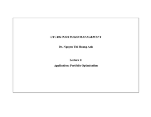 Quantitative review - Portfolio Management - APPENDICES A Quantitative ...